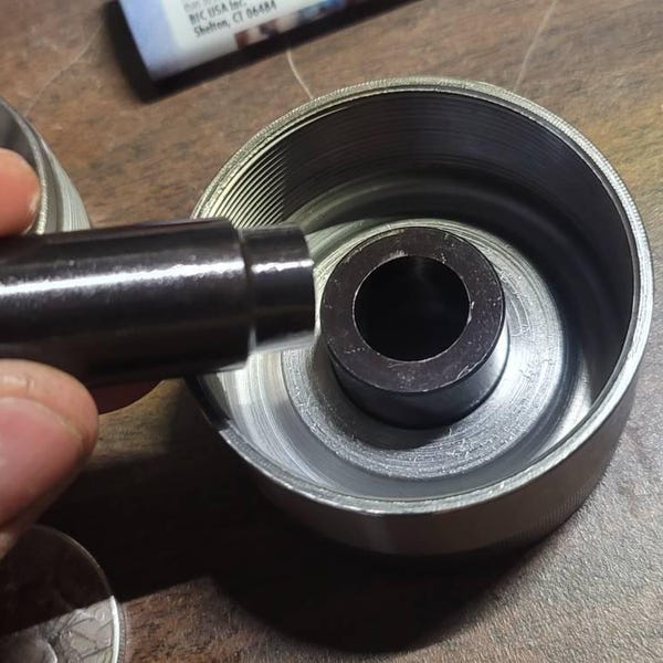 Self Centering Coin Ring Punch Set, No Spacers 6 Punch Size Coin ...