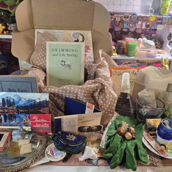 Vintage Mystery Rummage Box - Etsy