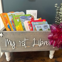 Diaper Crate, Kids Library Box, Book Storage, Nursery Storage, Baby ...