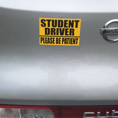 Student Driver Car Magnet - Etsy
