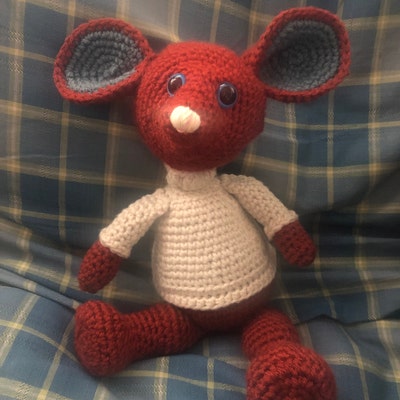 Amigurumi Crochet Pattern Albert the Mouse ENGLISH ONLY - Etsy