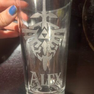 Mass Effect Spectre Pint Glass Spectre Engraved Beer Glass Mass Effect ...