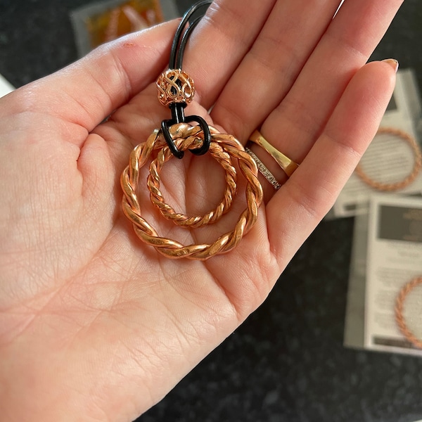 Tensor Rings Trio Practitioner Set, Healing Rings, Copper Ring Unisex ...