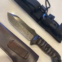 Wood Scales for BK2/ Custom Scales for Ka-bar Becker BK2/BK2 Wooden ...