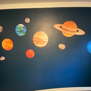 Solar System Wall Stickers, Space Wall Stickers, Space Stickers for ...