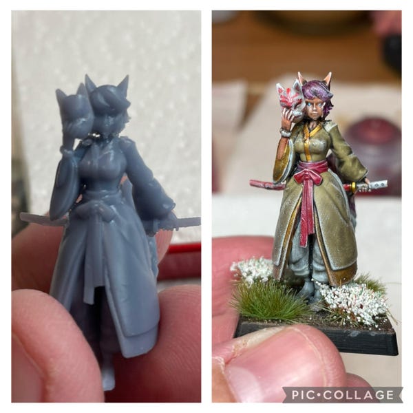 Undead Warlock , Female Warlock Miniature by My3dprintforge Dnd ...