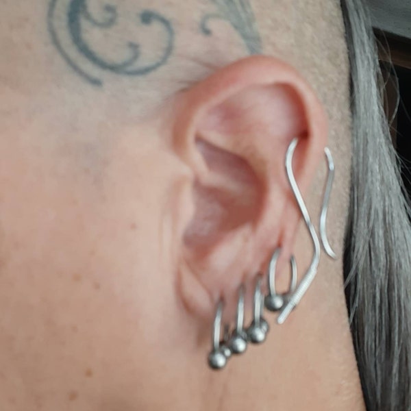 Twisted Tapers SET of 2 - 16G 14G 12G 10G Wire Wrap Ear Tapers Wrapped ...