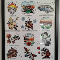 Alexisonfire Tattoo Flash Poster - Etsy Canada