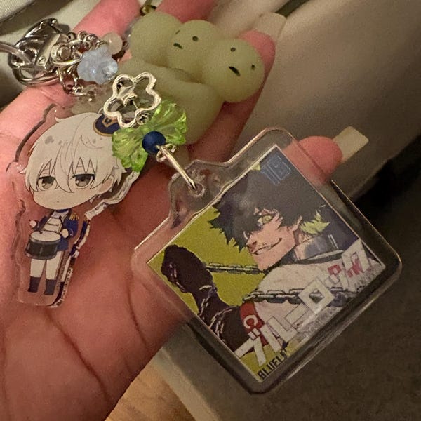 Blue Lock Keychains, Blue Lock Anime, Blue Lock, Blue Lock Bag Charm ...