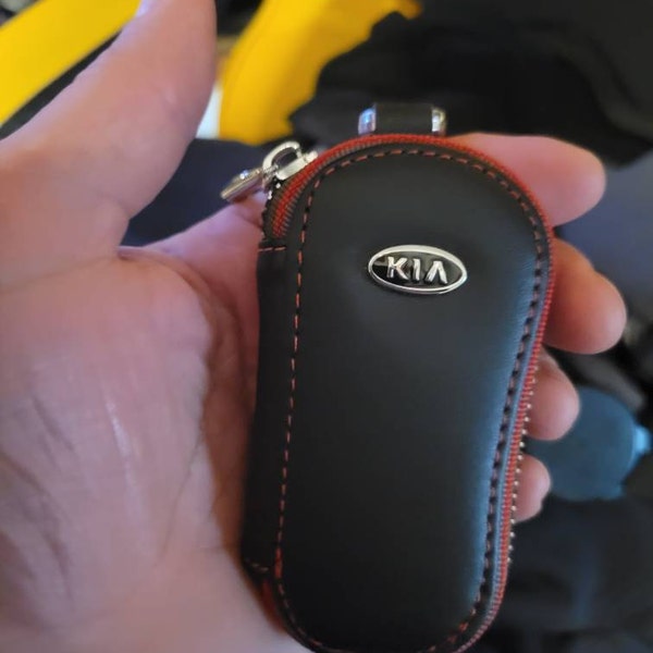 Car Key Cover,leather Key Fob Wallet, Leather Car Key Pouch, Leather ...