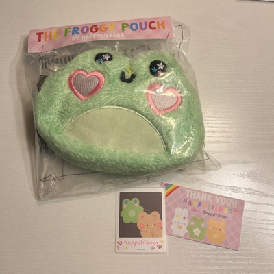 The Froggy Pouch-froggy Bag-frog Bag-frog Purse-women Plush Bag-cute ...