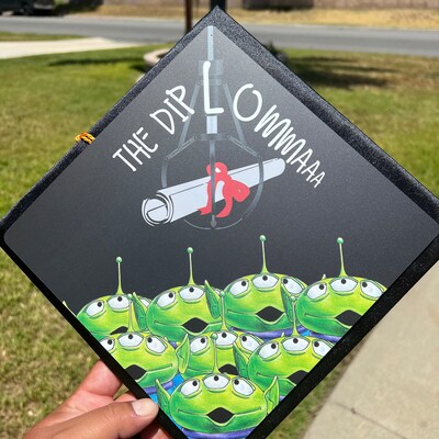 Grad Cap Topper the Diploma , Graduation Cap Decorations by Tassel ...
