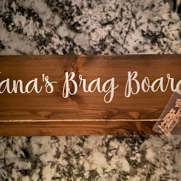 Brag Board | Personalized Brag Board | Grandparent Gift | Mother's Day ...
