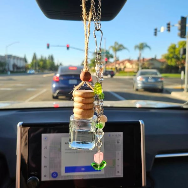 Coastal Beach Shell Car Charm / Beach Decor / Car Accessory / Rear View ...