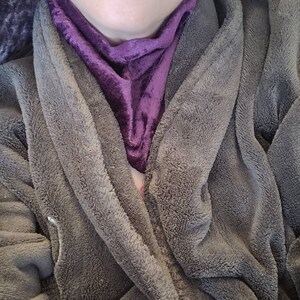 Tracheotomy Black Stretch Lace Snap-on Neck Scarf for Tracheostomy ...