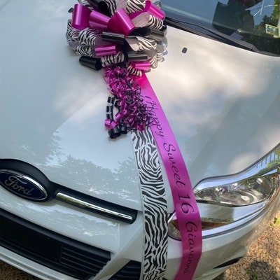 Car Bow Gift Kit Birthday Anniversary Graduation Bow Free - Etsy