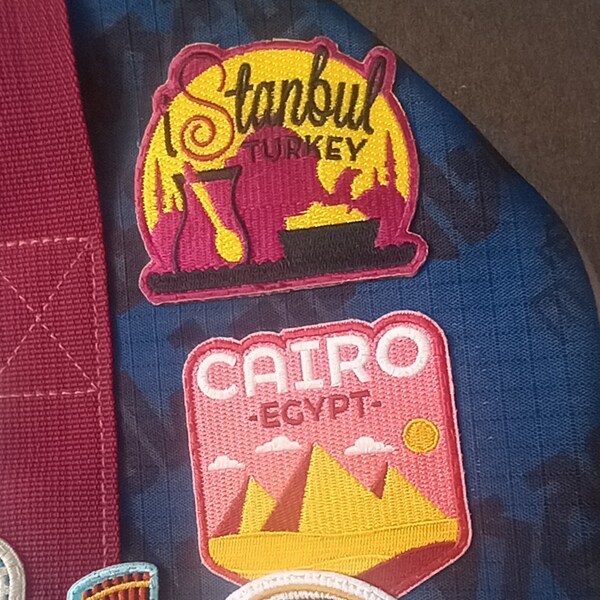 Cairo Egypt Travel Patch Embroidered Iron on Sew on Badge Souvenir - Etsy