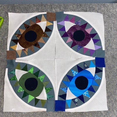 Pickle Dish Quilt Block Template - Etsy