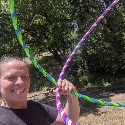 HAPPY RAINBOW Custom Hula Hoop A Spellbound Original Fitness Exercise ...