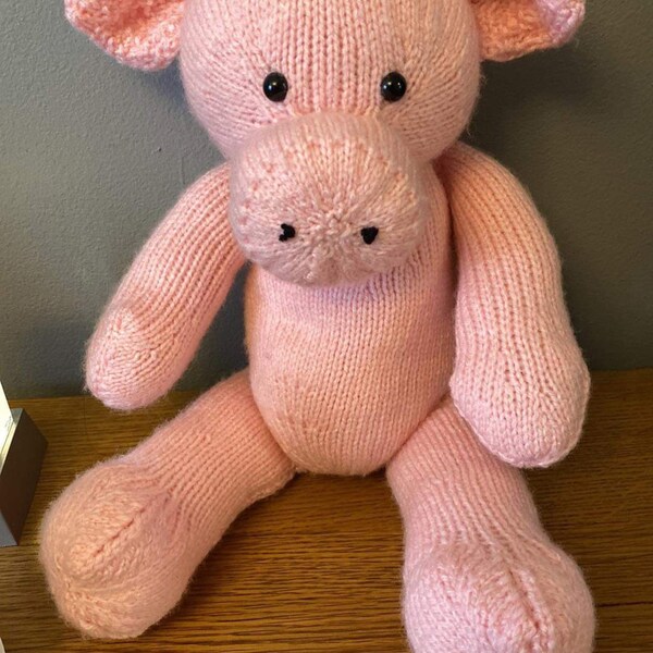Pig - Knit a Teddy - Etsy