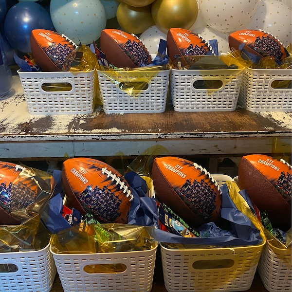 Custom Made Football - Football Team Gift, Customized Senior Football ...
