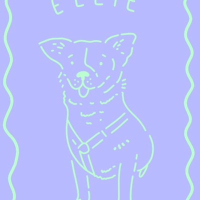 Custom Dog Portrait Custom Badly Drawn Pet Art Personalized Badly Drawn ...