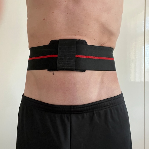 Double Pull Abdominal & Back Compression Binder Hernia Breathable Pre ...