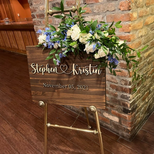 3D Wedding Welcome Sign - Welcome to Our Wedding Sign - Welcome Wedding ...