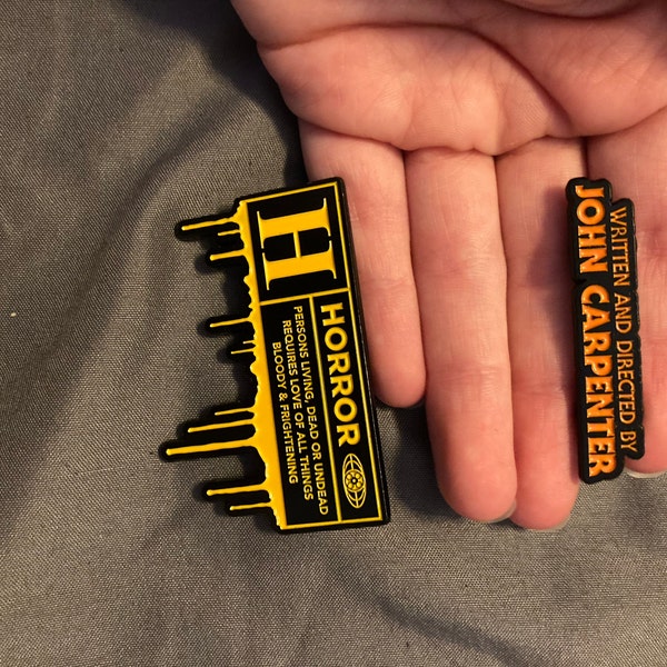Halloween Horror Enamel Pin Slasher Movie - Etsy