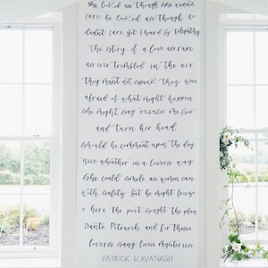 Custom Hand Written Table Runner, Personalized Runner, Wedding Ideas ...