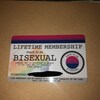 BISEXUAL Gay Pride Identity Card - Lifetime Membership Card - LGBT ...