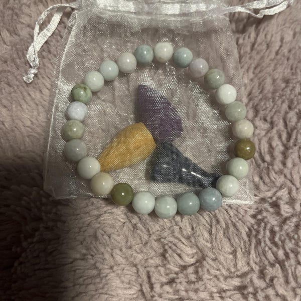 Leopard Skin Jasper Gemstone Healing Beaded Bracelet | 8mm - Etsy