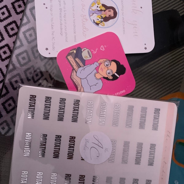 Nursing School Class Binder Labels Stickers, Nursing Student Stickers ...