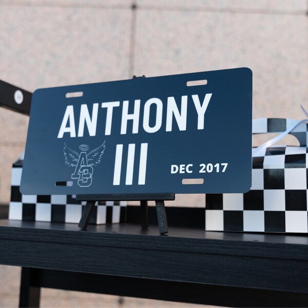 Custom License Plate, Personalized License Plate Frame for Cars & Bikes ...