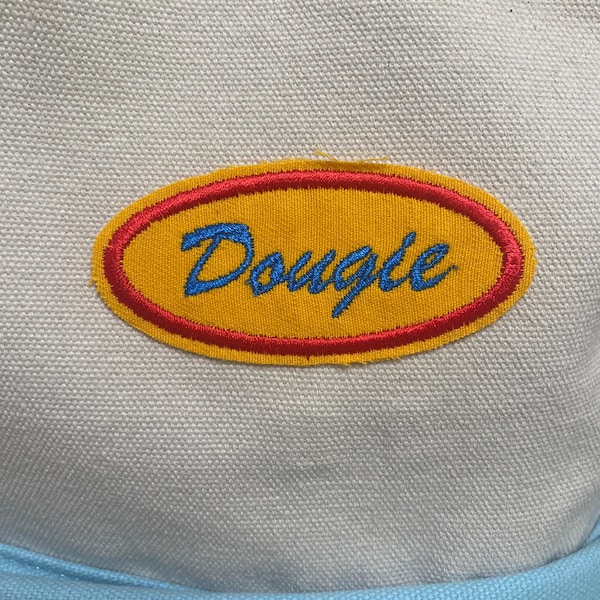 Vintage Chain Stitched Name Patch, Chain Stitch Embroidery ...