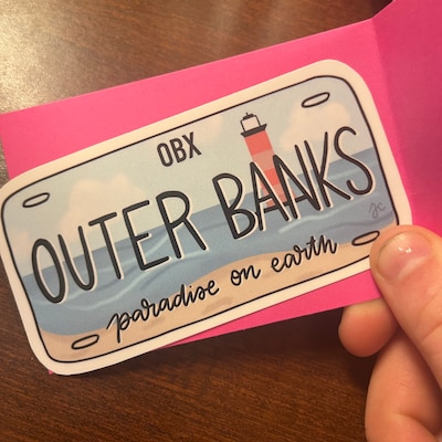 The OG Obx License Plate Sticker , ORIGINAL CREATOR, Waterproof Sticker ...