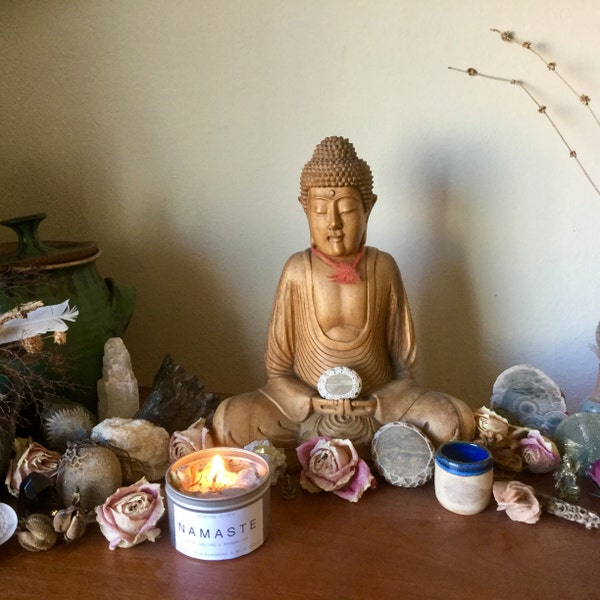 Crown Chakra Soy Candle, Enlightenment Candle, Natural Candle With ...