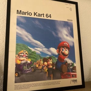 Super Mario Bros Poster, Gaming Room Poster, Gaming Wall Poster, Gaming ...
