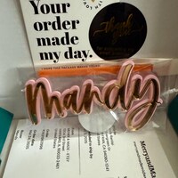 Bow Drink Tags, Custom Color Drink Clips, Personalized Drink Markers ...
