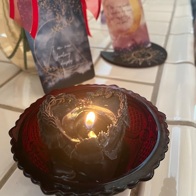 Heart Candle / Heart Tower Candle / Heart Stack Candle / Gifts for Her ...