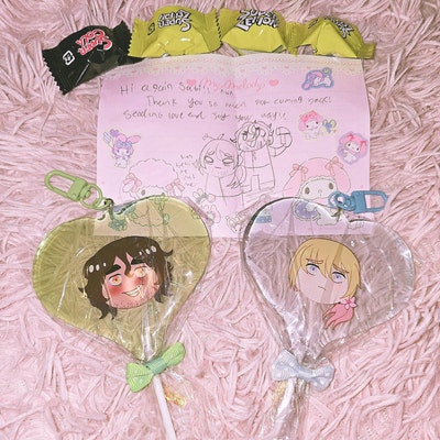 Boyfriend to Death / BTD 2 Acrylic Lollipop Charms Strade, Ren Hana ...