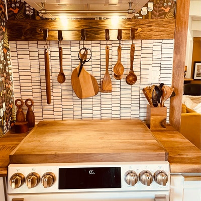 Thatch Modern Kitchen Backsplash Tile 6x6 Mid-century Tile Pattern ...