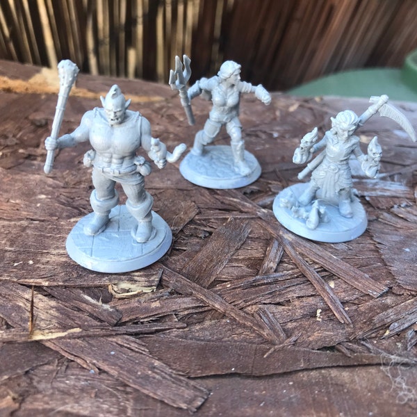 Chibi Dire Rat NPC Miniature 32mm Scale by Titan Forge With Base ...