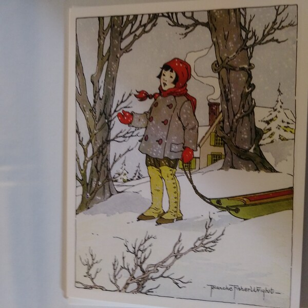 Who Has Seen the Wind? Original Collage Print, Poem by Christina ...
