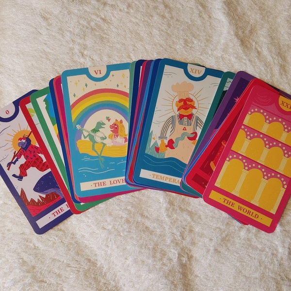 Rainbow Connection Tarot - Major Arcana Only - Muppets Inspired Tarot ...