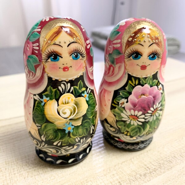 Nesting Dolls, Matryoshka angel With Arch 7 Tall,5 Pieces Inside.hand ...