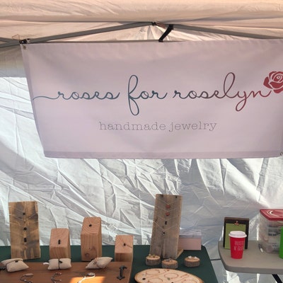 Custom Table Banner for Trade Show, Craft Show or Event, Your Customer ...