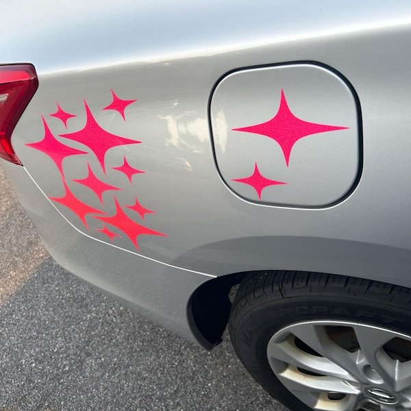 JDM 4 Point Star Sparkle Livery 16 Pack -2" to 5"- / Holographic, Oil ...