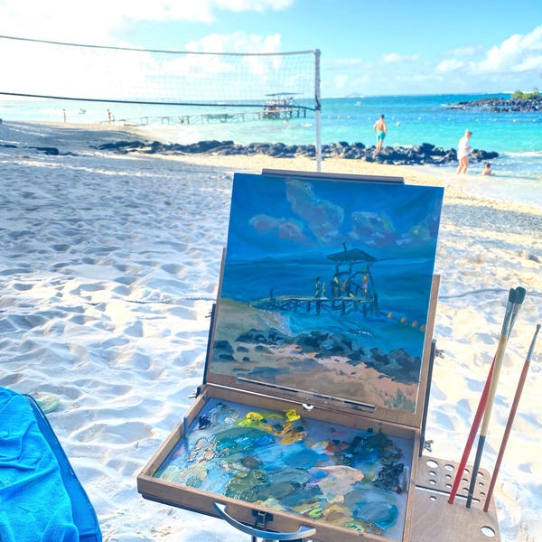 Pochade Box for PLEIN AIR Painting, Outdoor & Portable Artist Easel ...