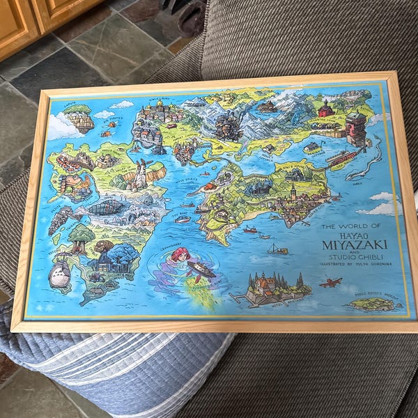 Studio Ghibli Playing Card Poster Set: Miyazaki Anime Art - Etsy